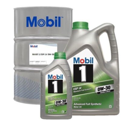 Mobil 1 ESP LV 0W30 vervangt Mobil 1 0W30 Fuel Economy